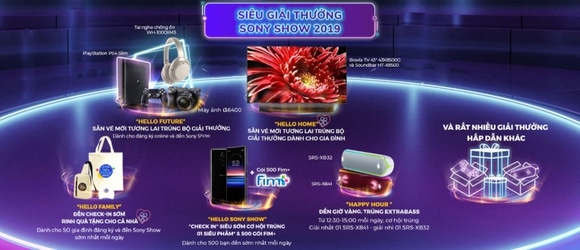 Triển lãm Sony Show 2019 sẽ diễn ra vào tuần tới