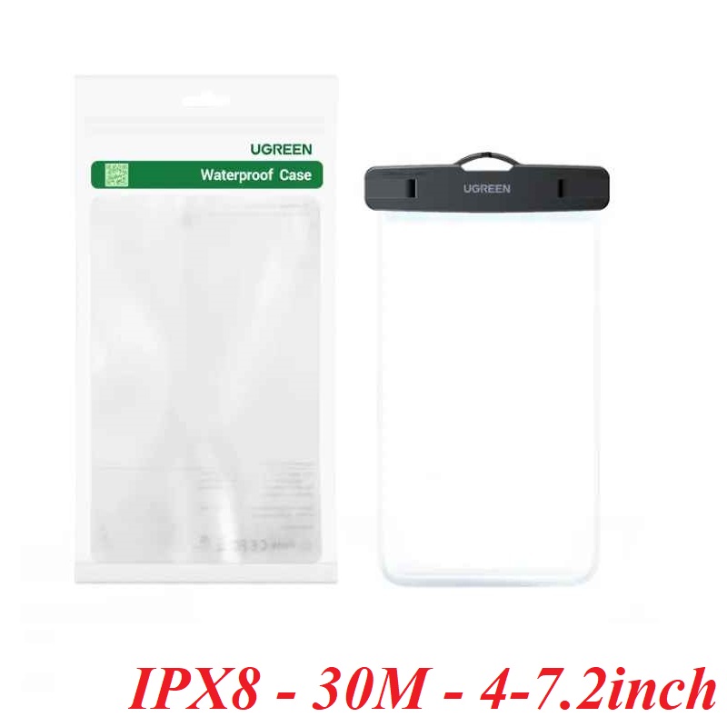 Ugreen 25431 7.2inch IPX8 30M Waterproof Phone Pouch LP186 10025431