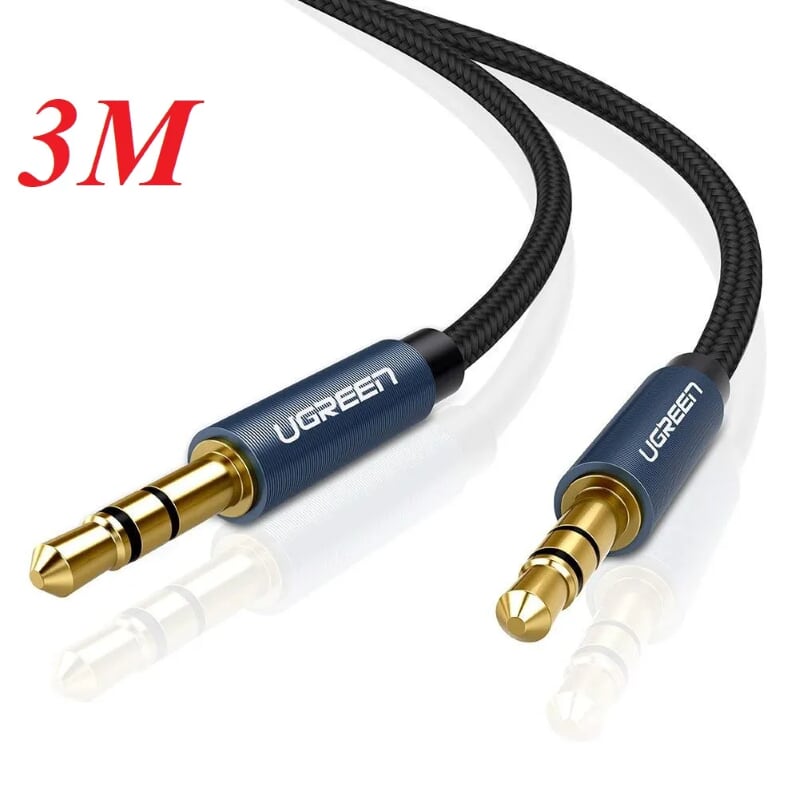 Ugreen 10688 - 3.5mm Male to Male Audio Cable- Xanh 3m - AV112