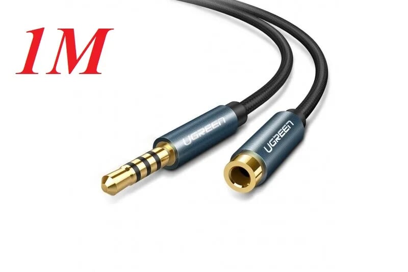 Ugreen 40673 - 3.5mm Male to 3.5mm Female extension cable- Xanh 1m - AV118