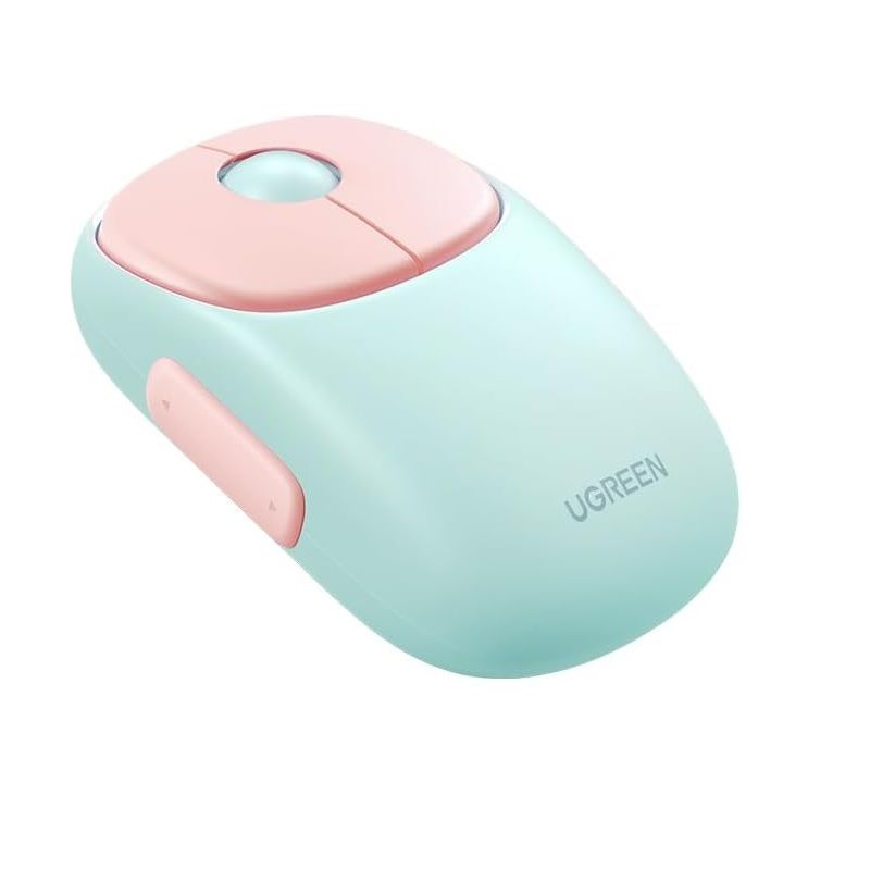 Ugreen 15722 2.4Ghz and Bluetooth Noiseless PINK Blue 4000dpi silence ...