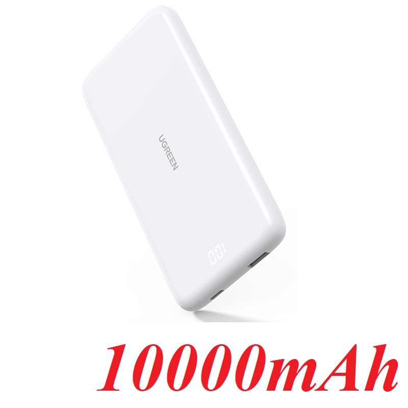 Ugreen 80700 10000mAh 20w max 1c1a with lcd USB-A + USB-C Ultra Slim ...