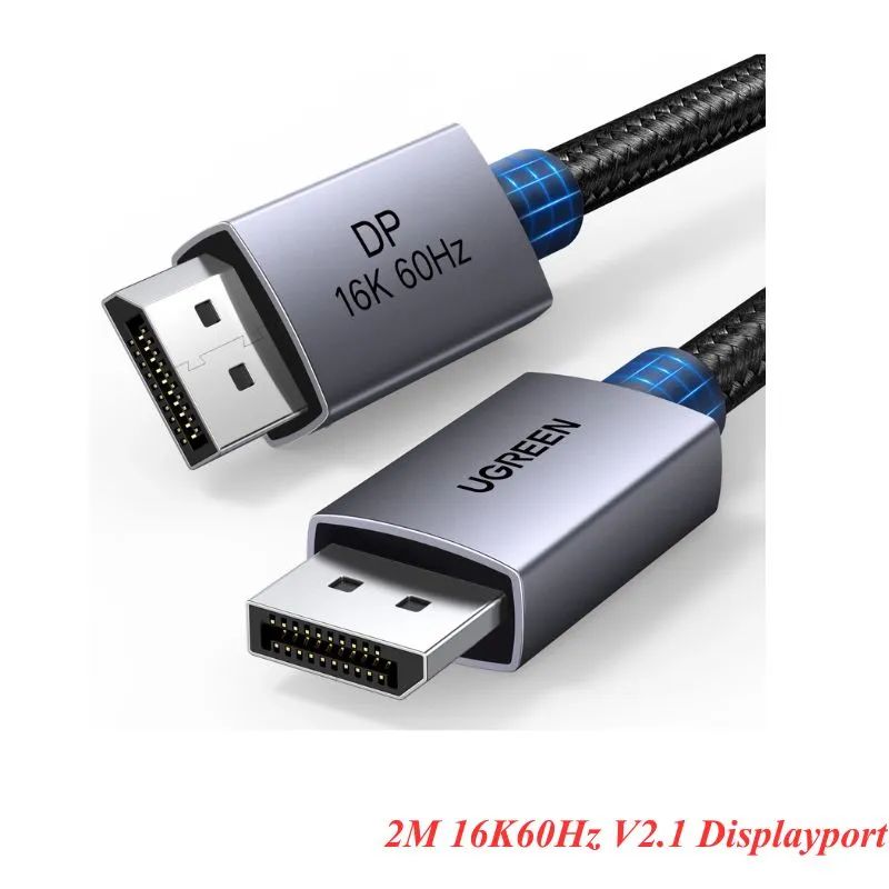 Ugreen 55568 2M 16K60Hz V2.1 Displayport 16K Cable Male To Male ...