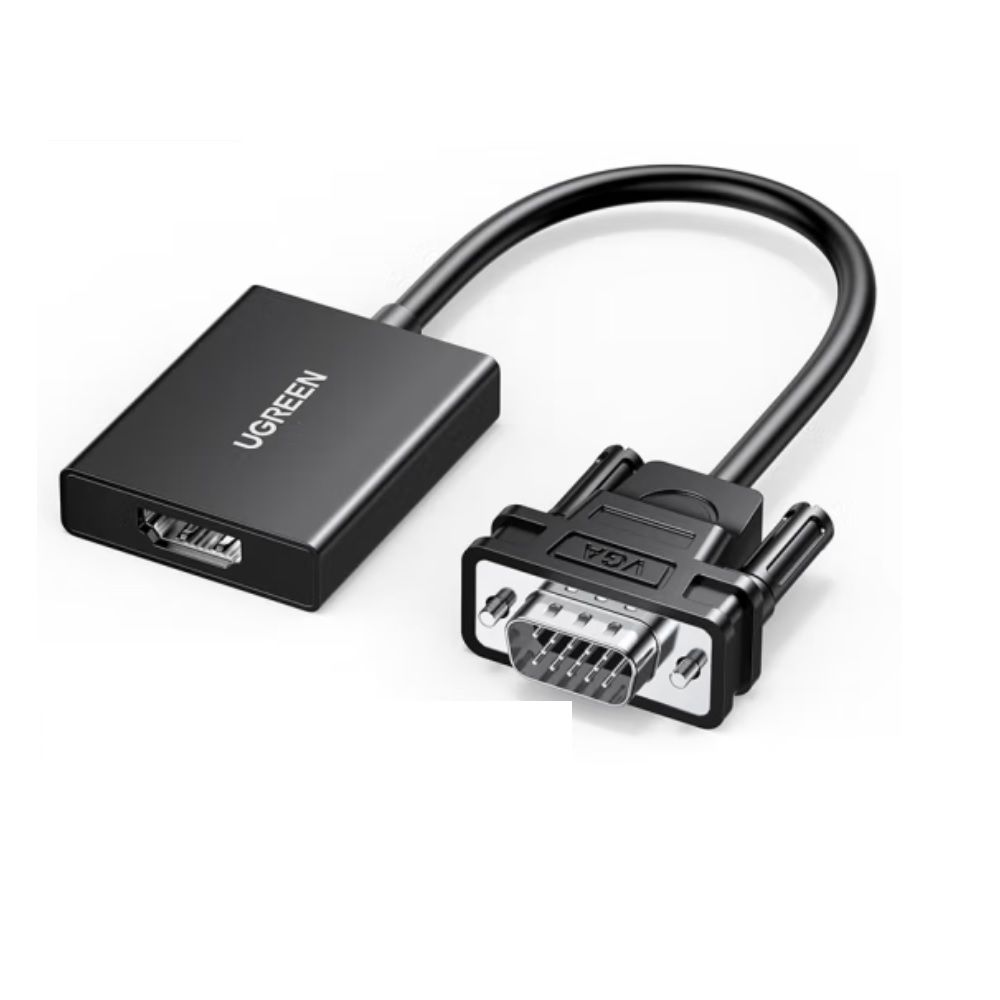 Ugreen 50945 25cm 1920x1080 60hz VGA pc + audio to HDMI LCD Adapter ...