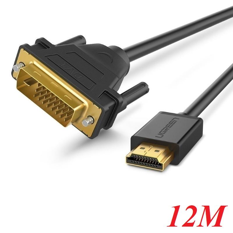 Ugreen 10165 - cáp hdmi 12M - HDMI to DVI Cable HD106 - HD106