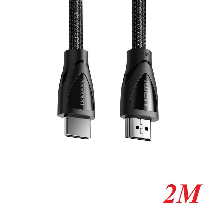 Ugreen 80403 2M 8K 60Hz 4K 120hz HDMI 2.1 Ultra High HD black cable HD140 10080403