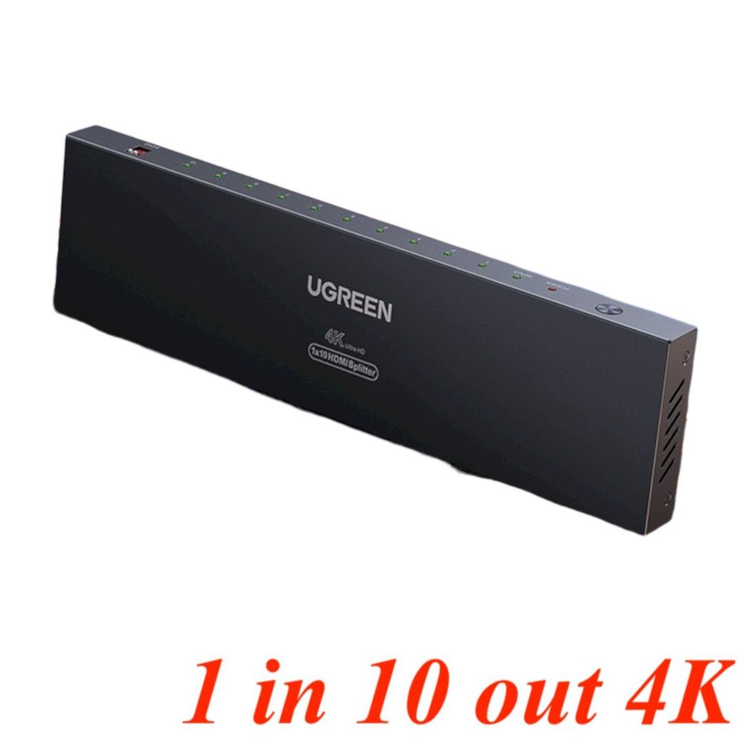 Ugreen 50949US 1 in 10 Out 4k 30hz 1080p 60hz HDMI Splitter Aluminum ...