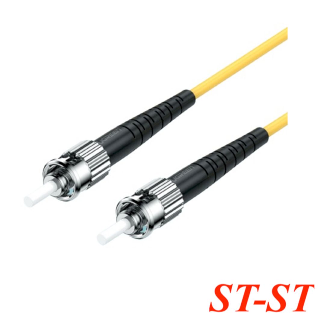 Ugreen 80518 3m yellow Fiber optic jumper ST-ST Single Mode Duplex ...