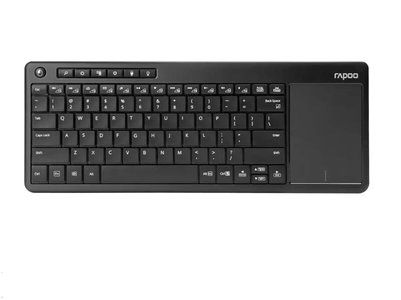 Rapoo K2600 Bàn Phím Và Chuột Touchpad Không Dây Màu Đen Có Hỗ Trợ Phím ...