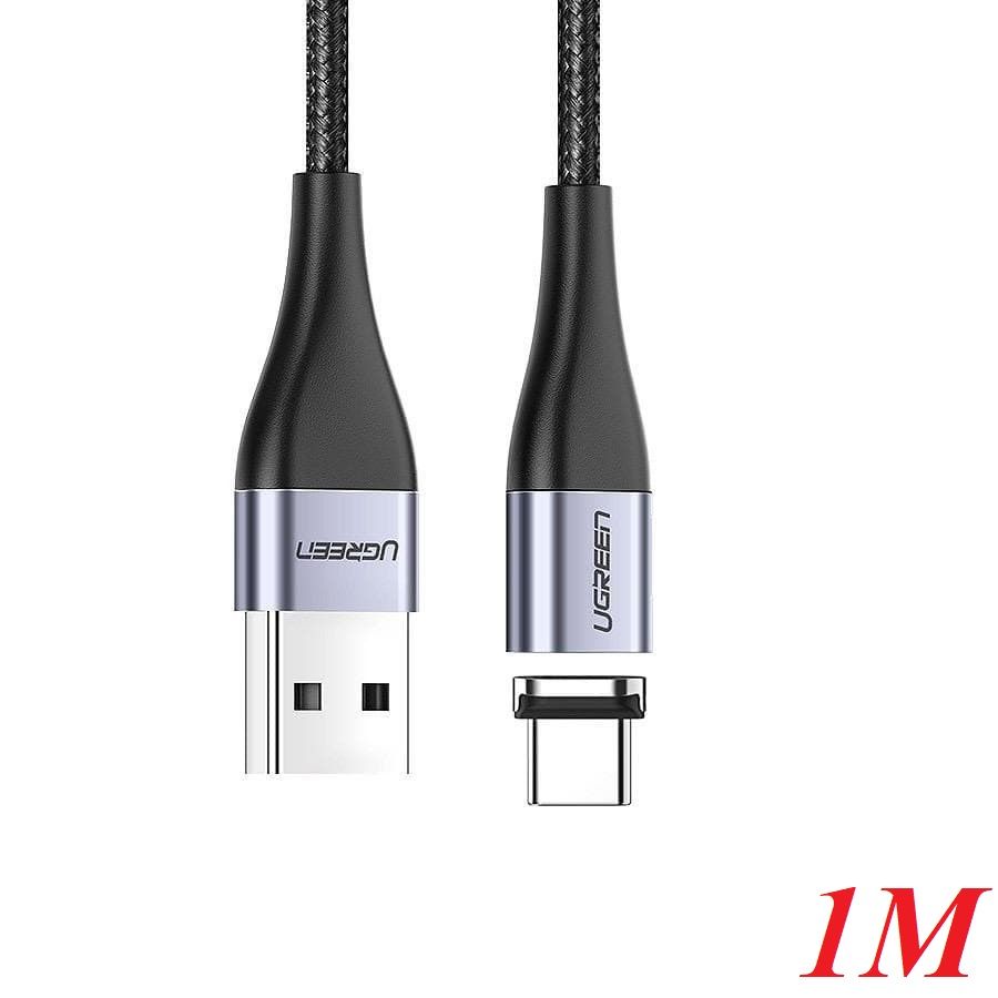 Ugreen 60277 1M magnetic black USB type C Charge head + Sync Cable ...