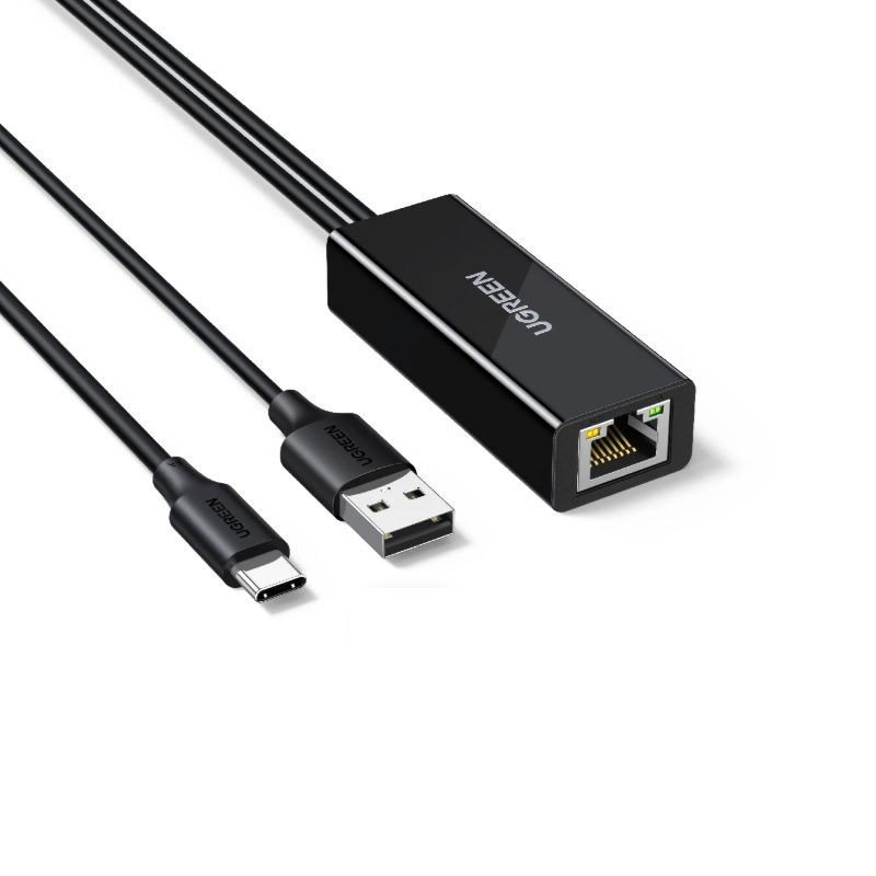 Ugreen 75535 Type C Usb- C To 100Mbps Rj45 Lan Adapter CR110 10075535