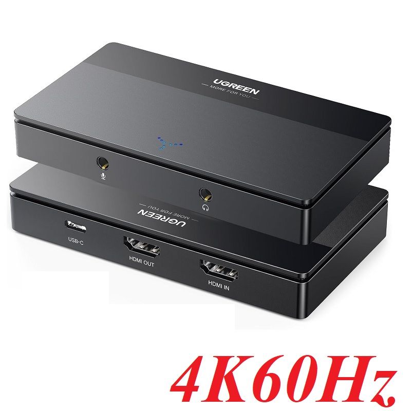 Ugreen 15390a 4K60Hz HDMI to USB A + USB-C Video Capture Card Grabber ...