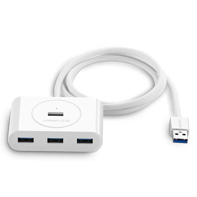 Ugreen 20283 Usb 3.0 Hub With micro Power Port TrắNg 80Cm Cr113
