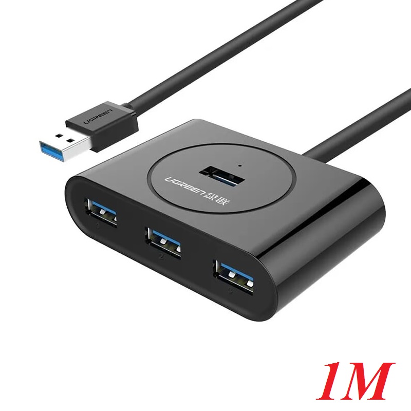 Ugreen 20291 Usb 3.0 Hub With Power Port Đen 100Cm Cr113